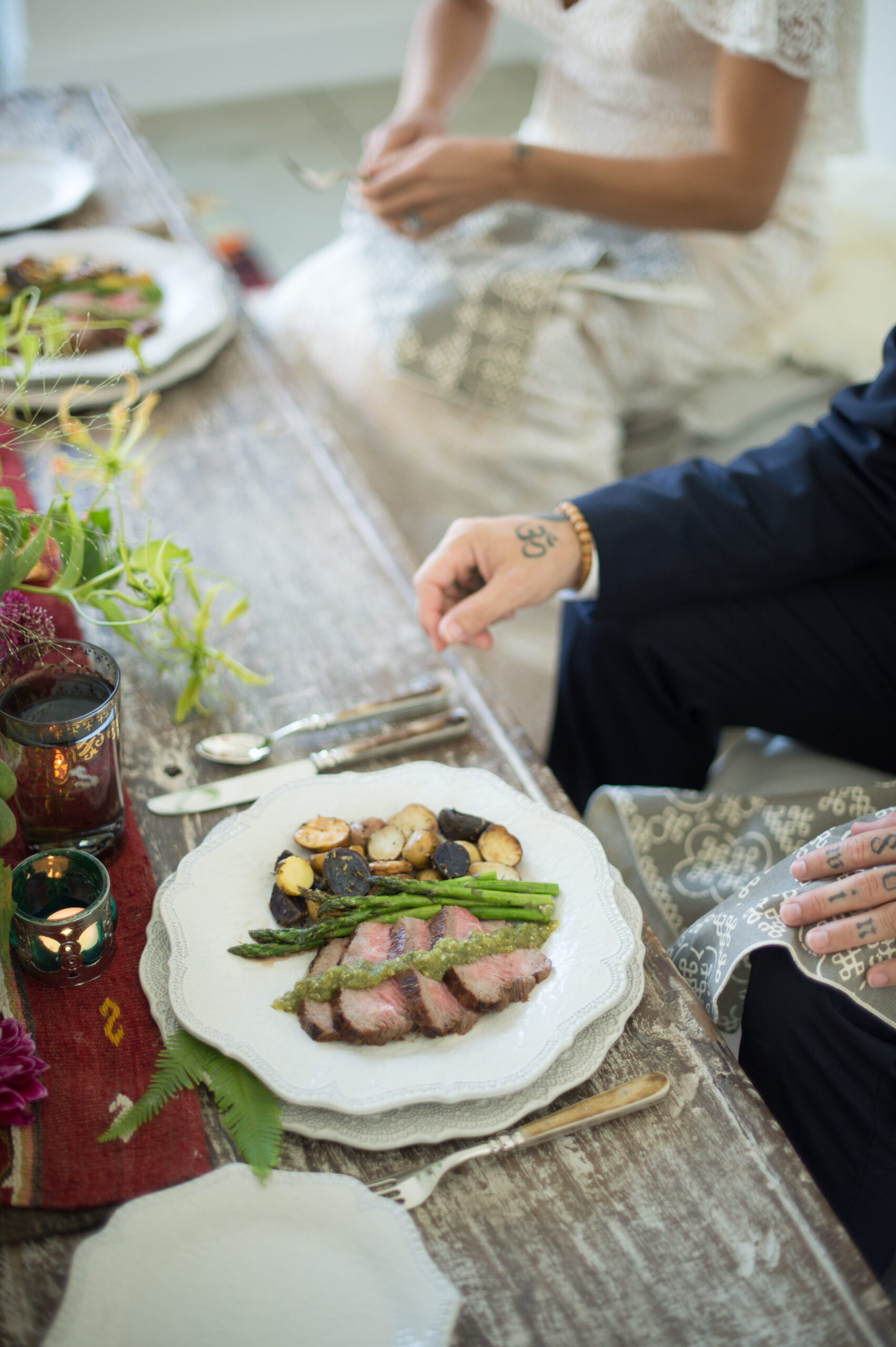 Bohemian Romance at The Colony House - 24 Carrots Catering and Events